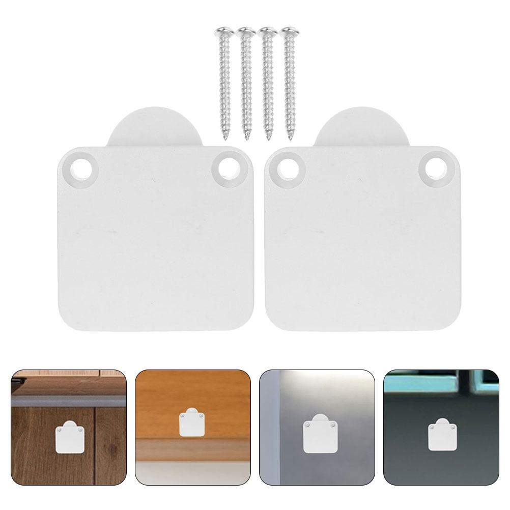 HOMEMAXS 4 Pcs Cabinet Door Light Bright Switch Cupboard Lights White ...