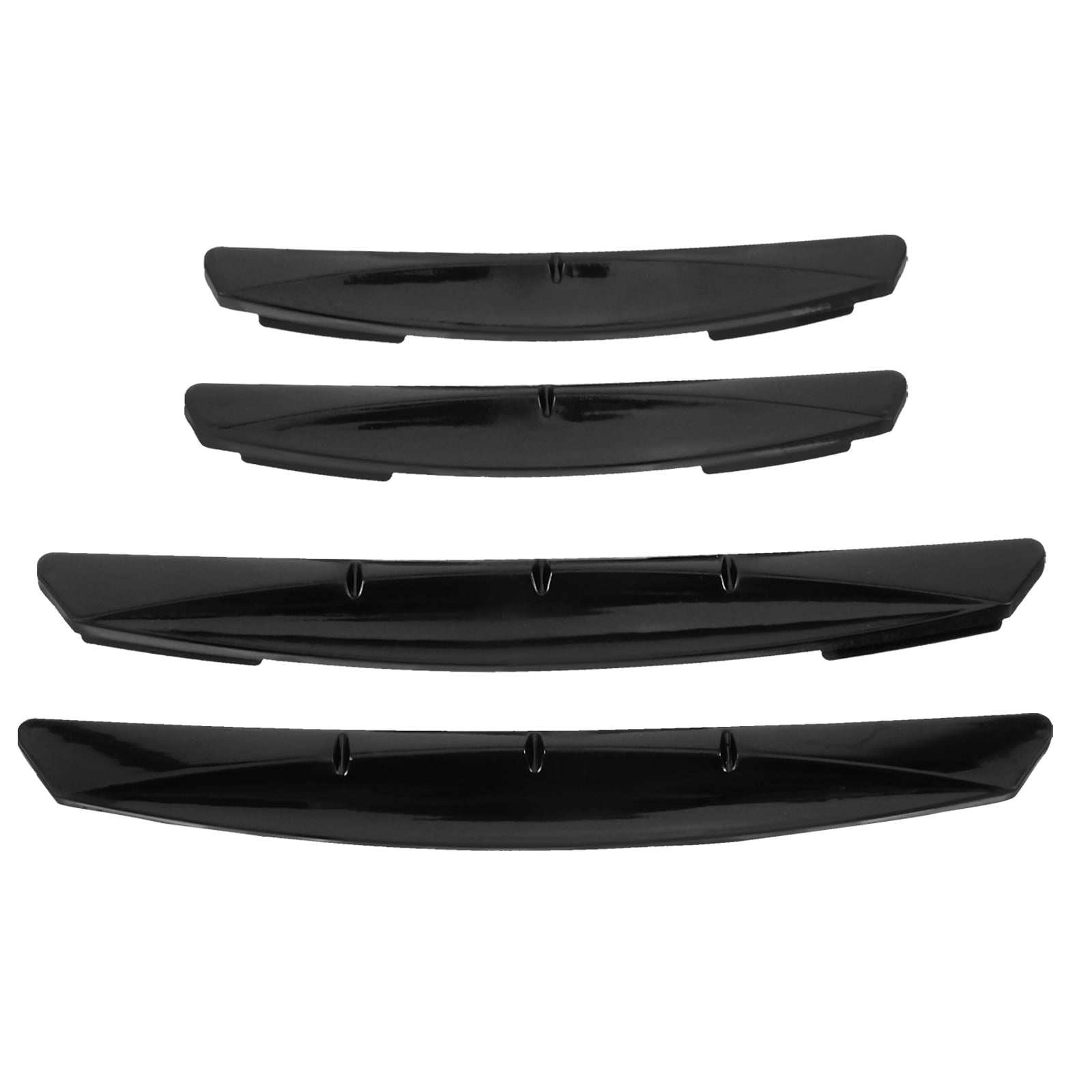 4pcs Car Door Anti-collision Strips for Home Use Black Silicone Edge ...