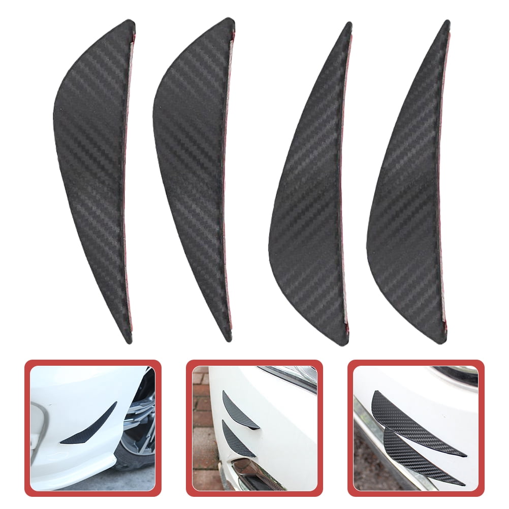 4 Pcs Car Tail Bumper Spoiler Exterior Decorations Automotive ...