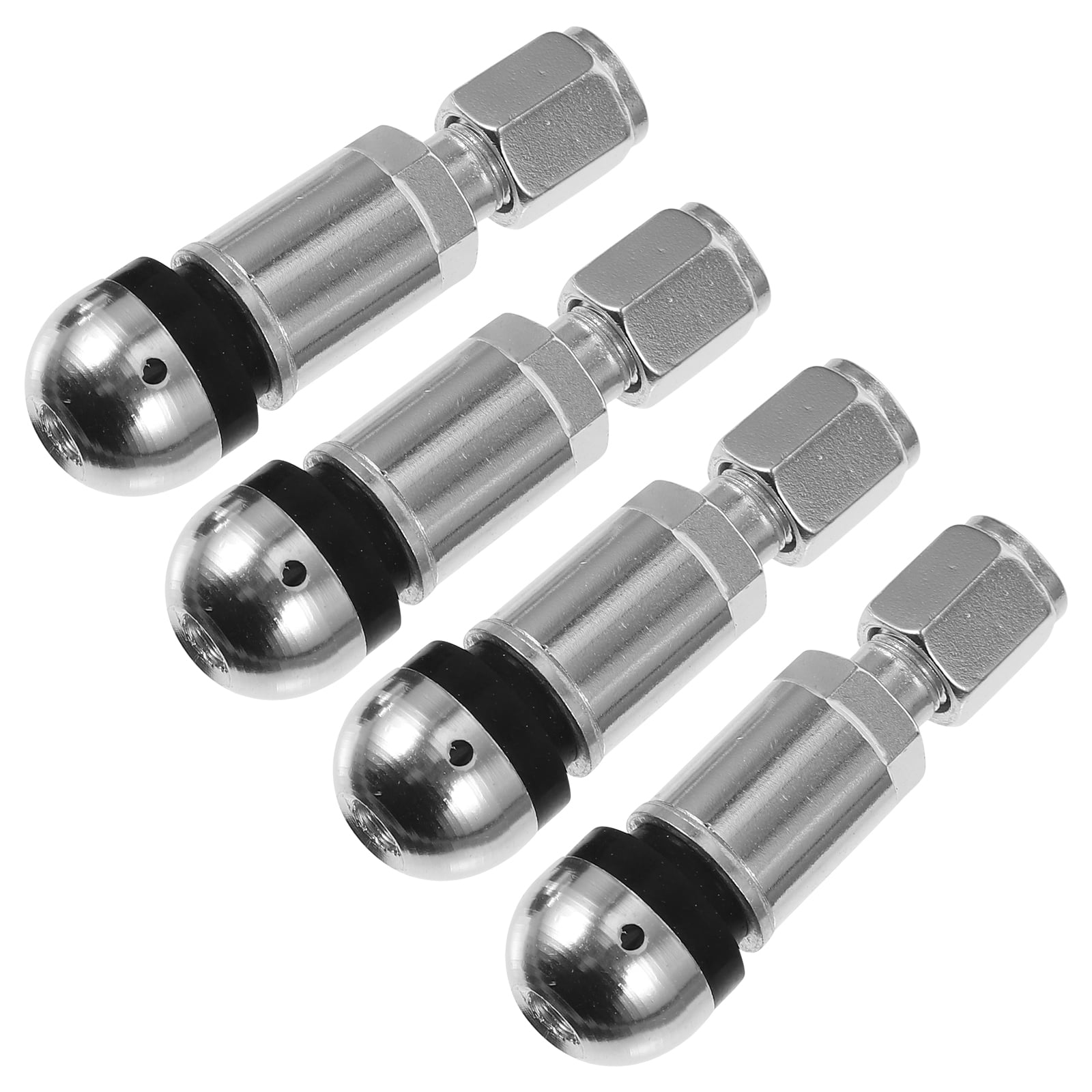 HOMEMAXS 4 Pcs Car Tire Aluminum Valve Vehicle Tubeless Valves Scooter ...
