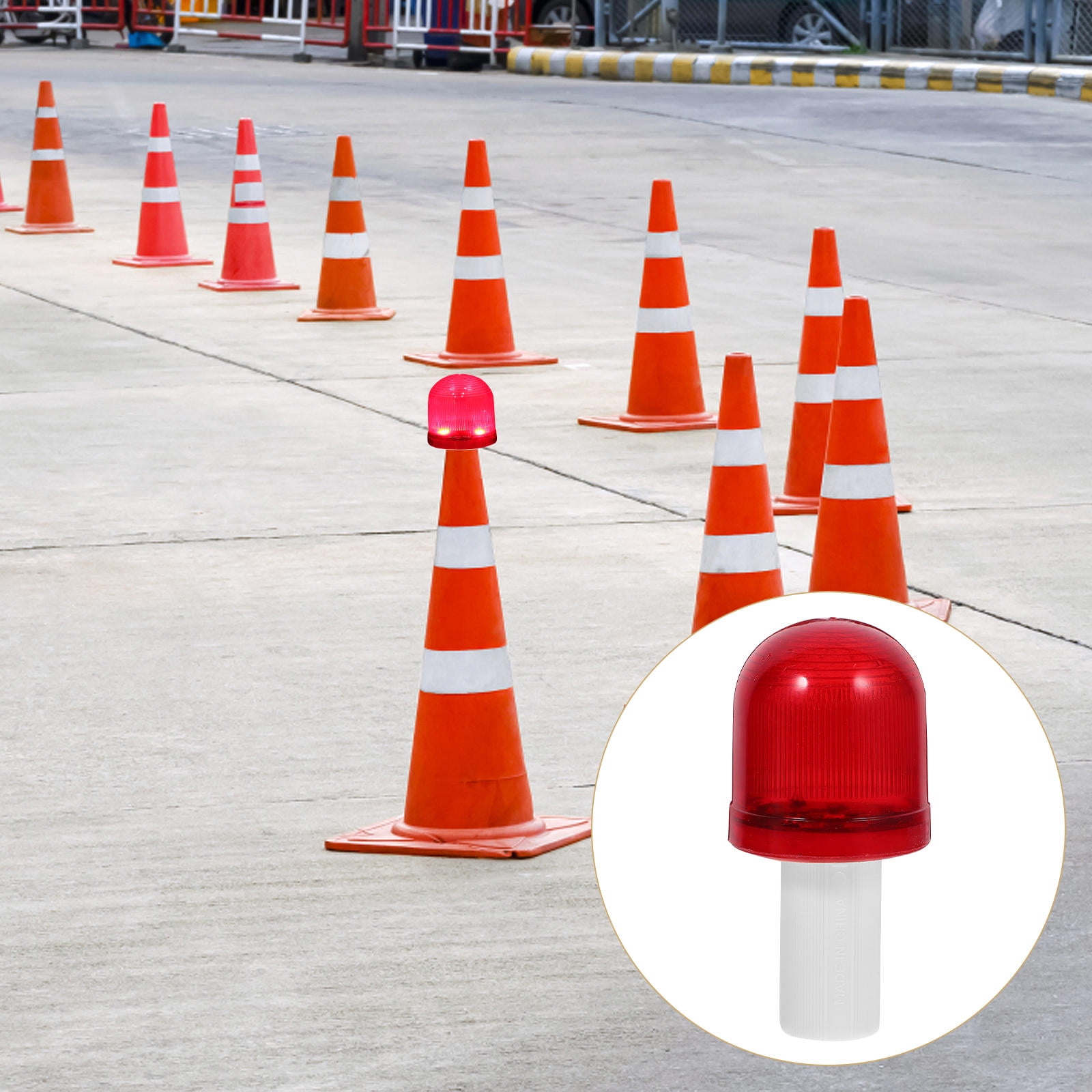 HOMEMAXS 4 Pcs Car Warning Lights Roadside Kit Traffic Cones - Walmart.com