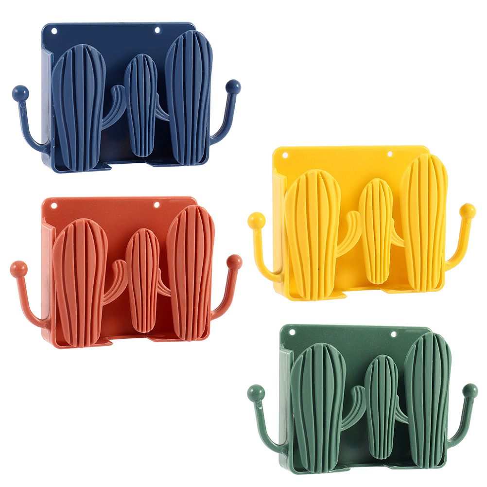 HOMEMAXS 4 Pcs Cell Phone Holder Wall Mount Hanging Rack Remote Control ...