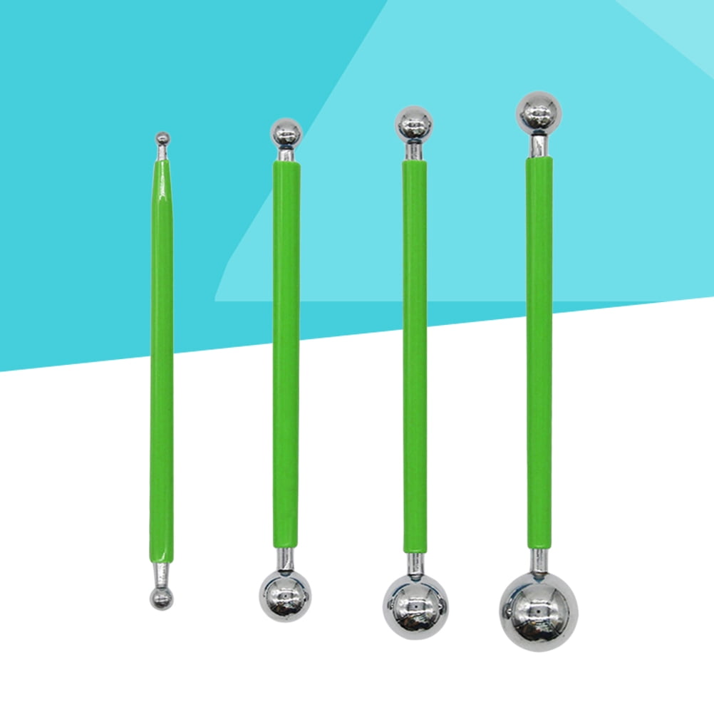 HOMEMAXS 4 Pcs Ceramics Tools Pottery Engraving Steel Ball Pen ...