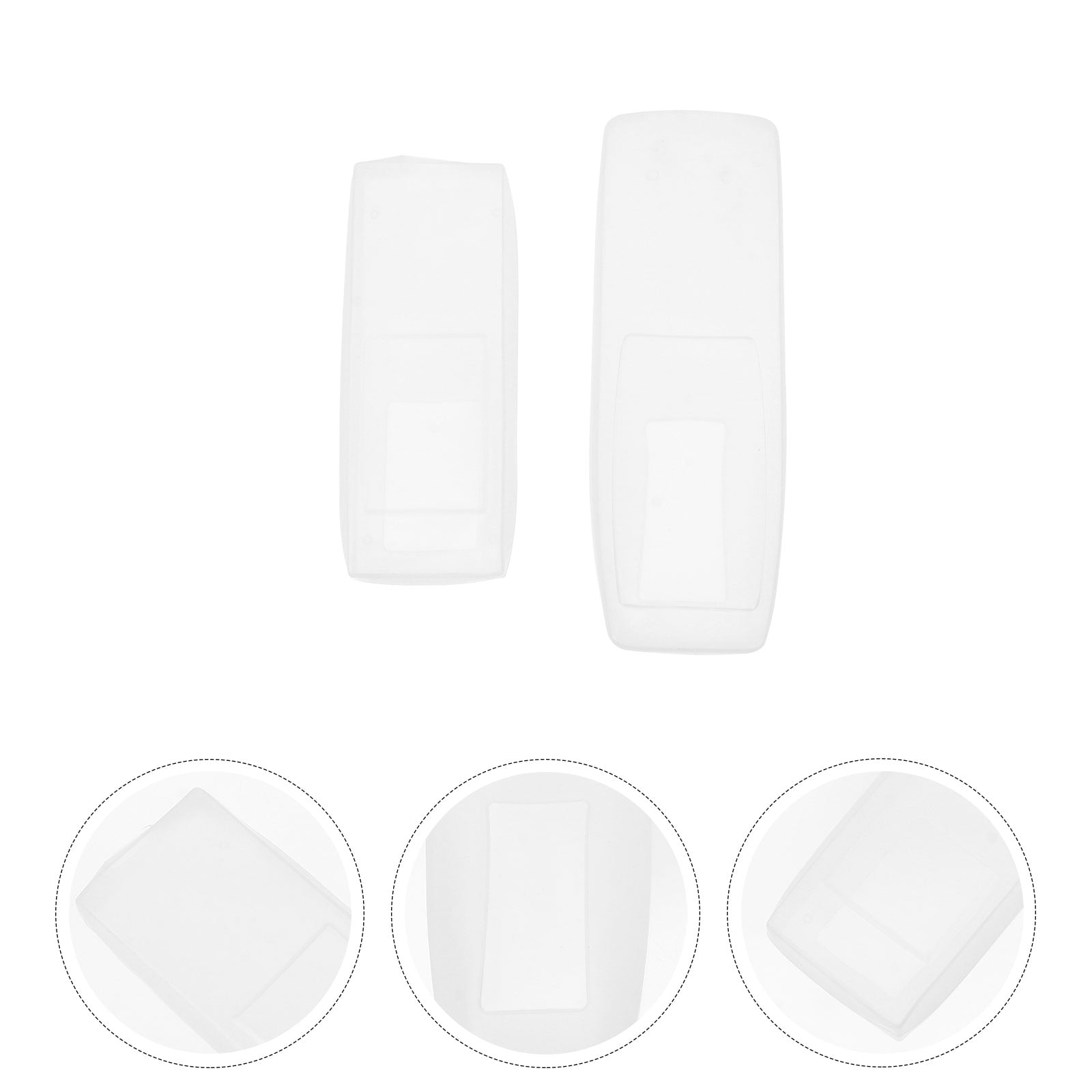 HOMEMAXS 4 Pcs Cover Replacement Remote Control Case Long Controller ...