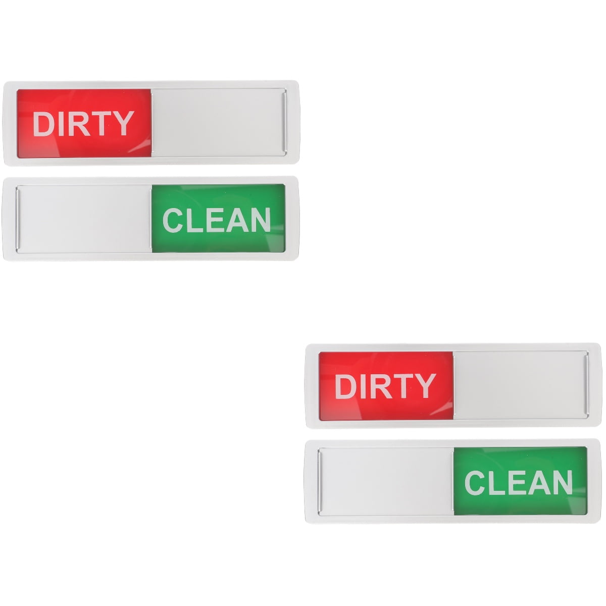 HOMEMAXS 4 Pcs Dishwasher Clean Dirty Magnet Round Clean Dirty Magnet ...