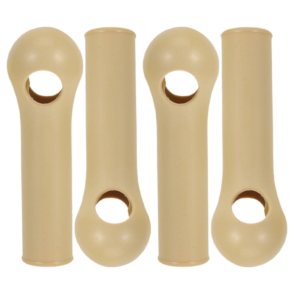 HOMEMAXS 4 Pcs Dustpan Broom Handle Plastic End Cap Replacement Handle ...