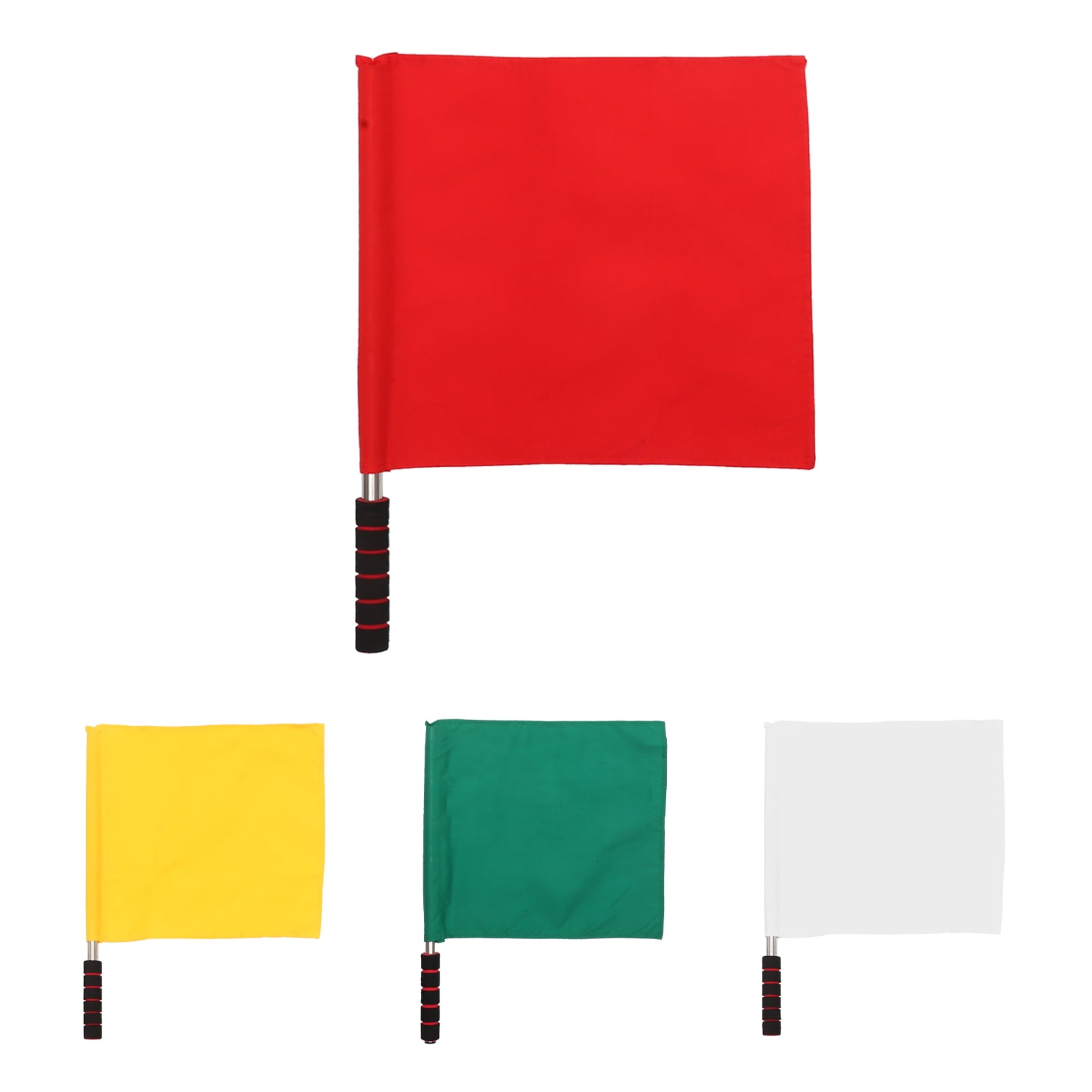 HOMEMAXS 4 Pcs Flags Sports Flags Referee Flag Assorted Color Flags 45.00X34.00X32.00CM ...
