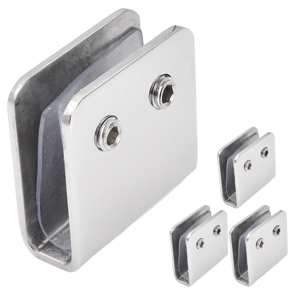 4 Pcs Floating Shelf Stainless Steel Retaining Clip - Walmart.com