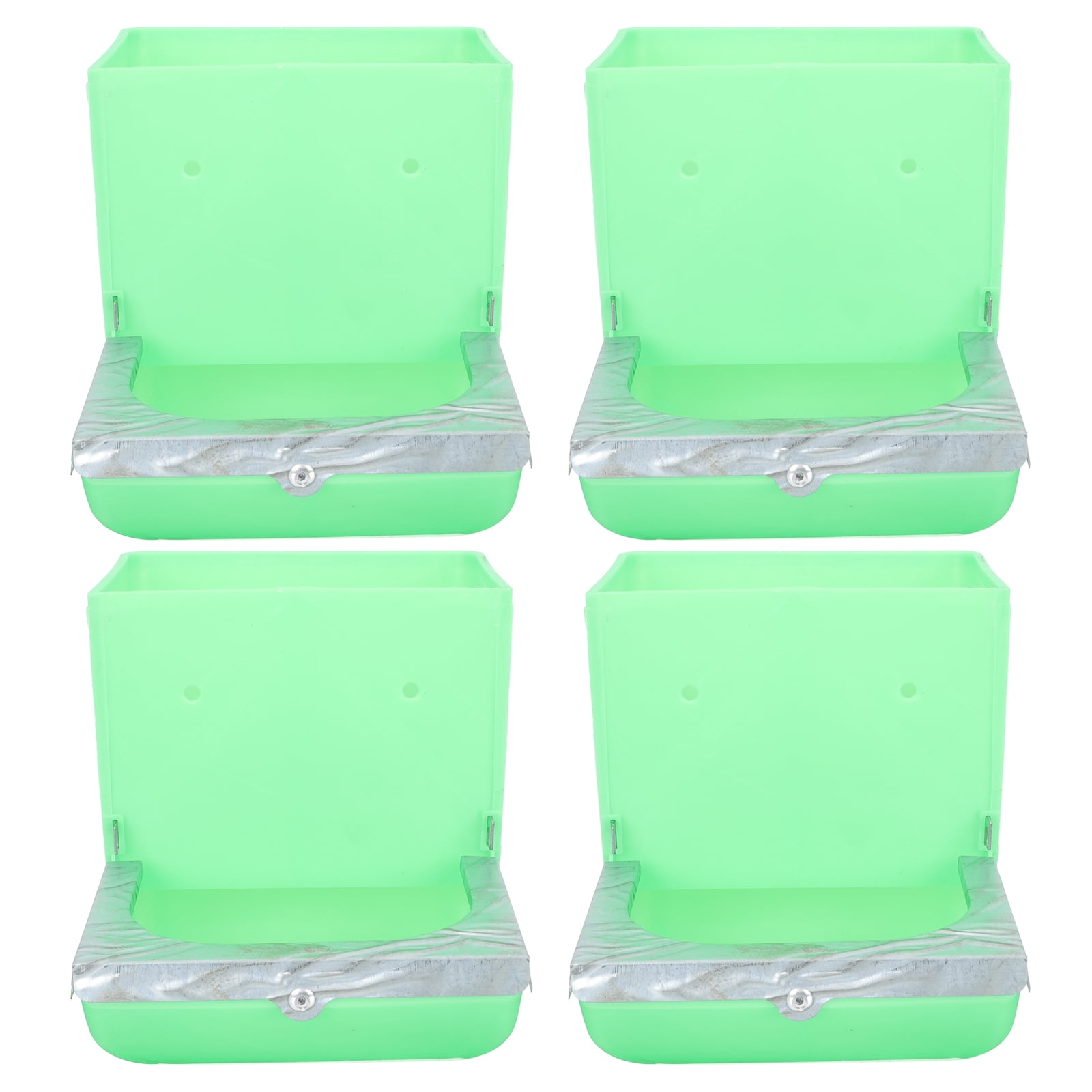 4 Pcs Food Bin Feed Box for Rabbits Small Animal Pets - Walmart.com