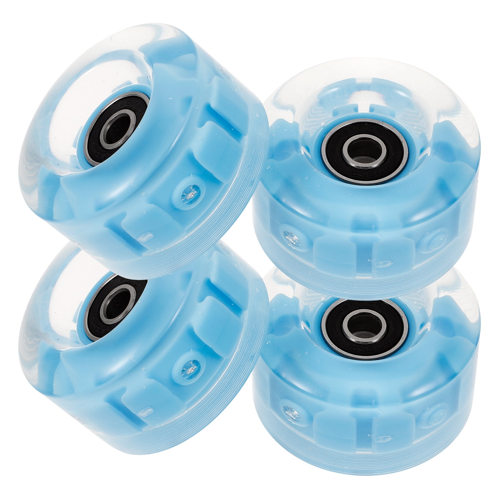 HOMEMAXS 4 Pcs Glitter Skates Skater Quad Roller Wheels Skating Shoes ...