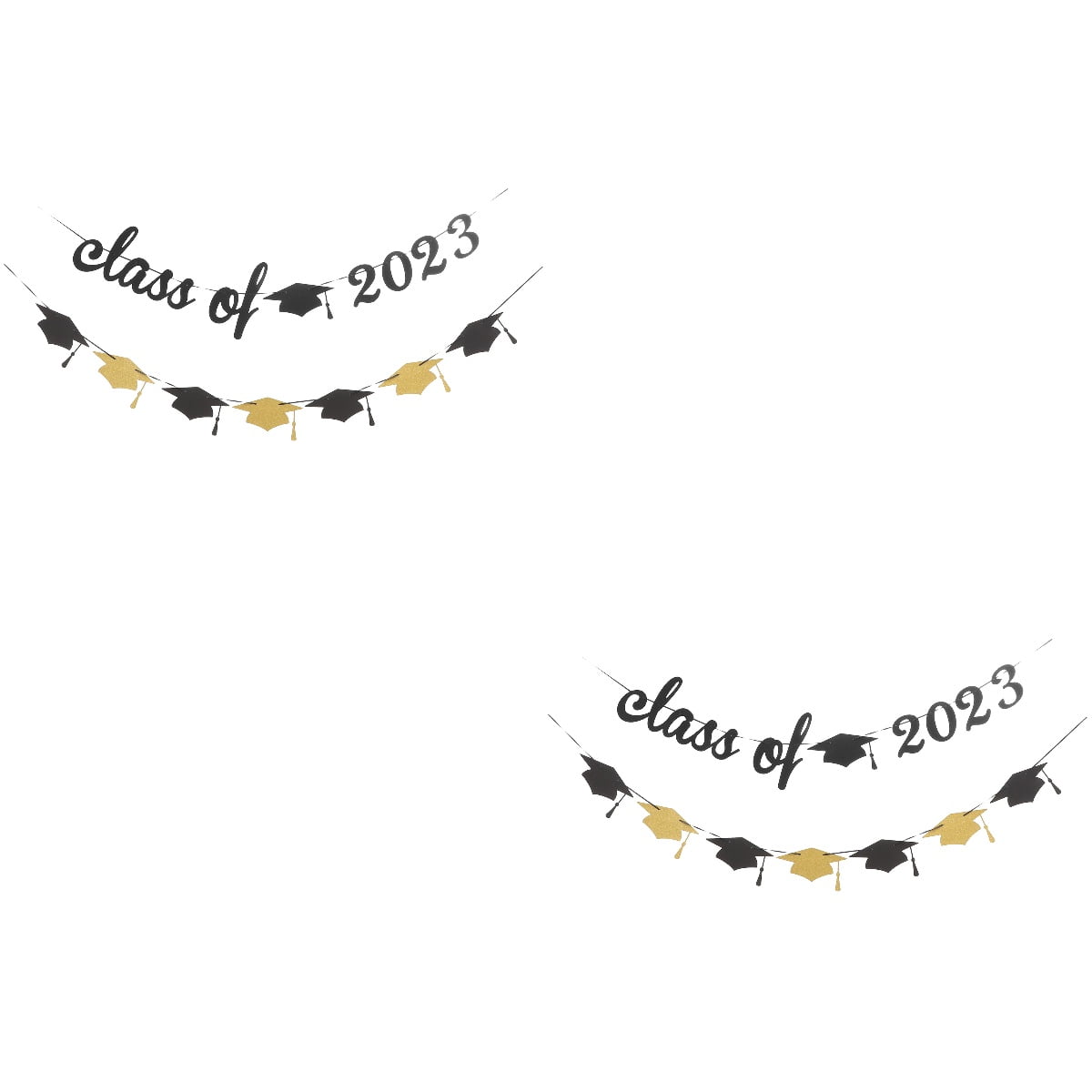 4 Pcs Graduation Cap Banner Class of 2023 Congrats Grad Banner ...