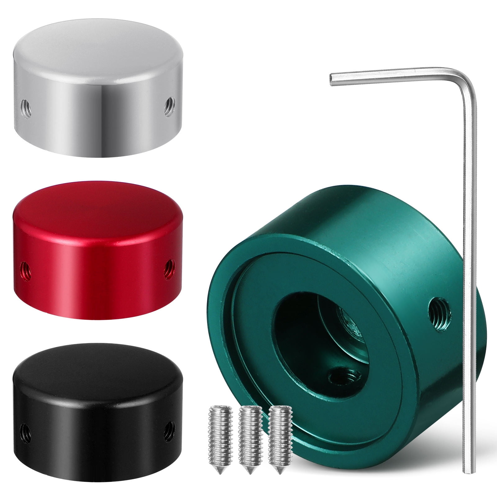 HOMEMAXS 4 Pcs Guitar Footswitch Covers Insert Fit Effect Pedals with ...