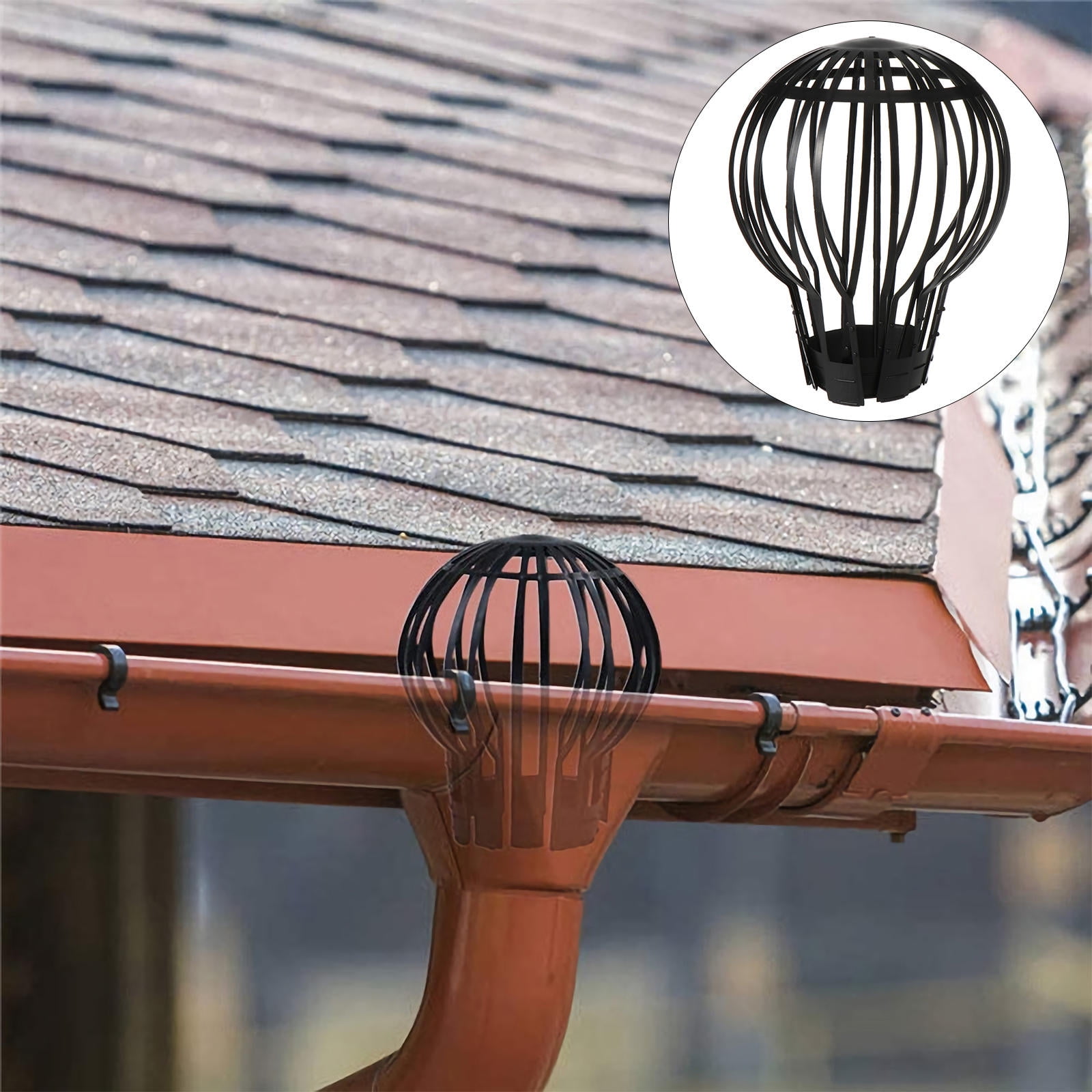 HOMEMAXS 4 Pcs Gutter Filters Floor Drain Mesh Cover Leaf Guard ...