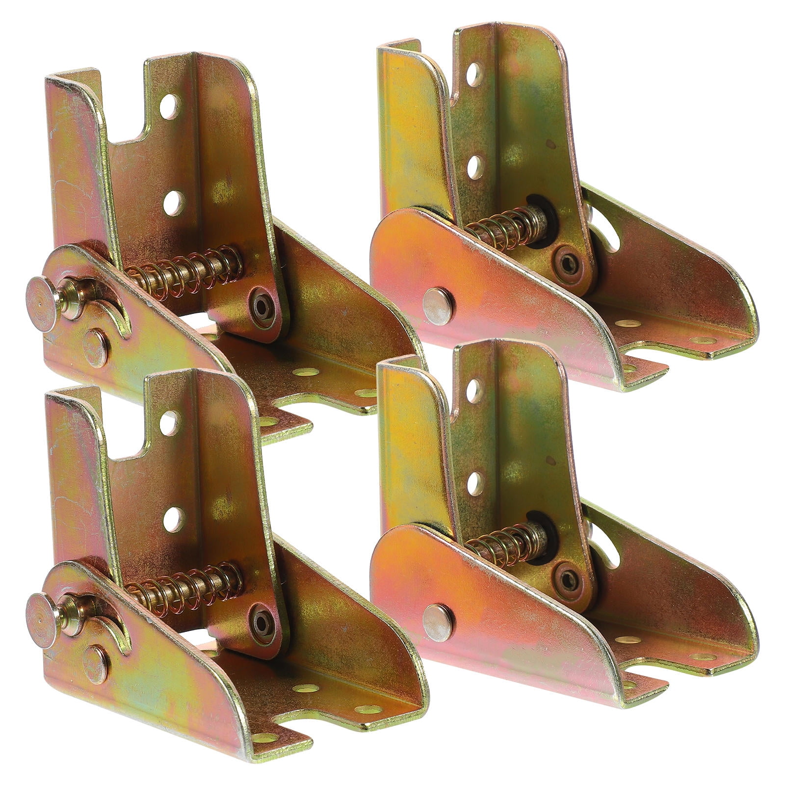 HOMEMAXS 4 Pcs Heavy Duty Hinges Foldable Self-locking Folding ...