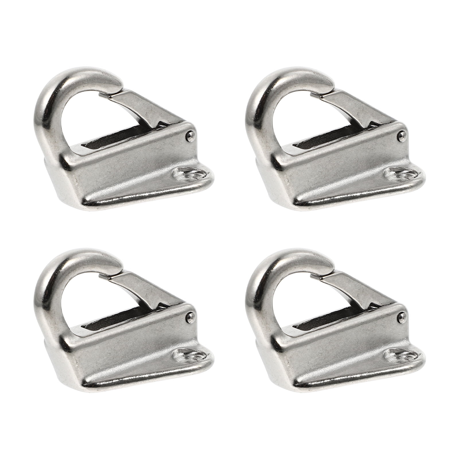 4 Pcs Hook Wall Mount Anchor Boat Hooks Snap Tool for Snaps Silver ...