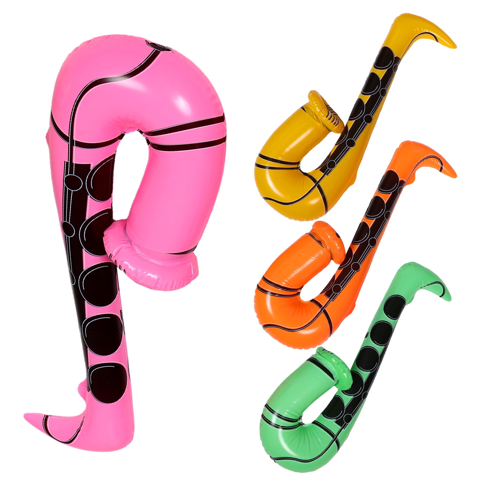 HOMEMAXS 4 Pcs Kids Inflatable Musical Instruments Realistic Saxophone ...