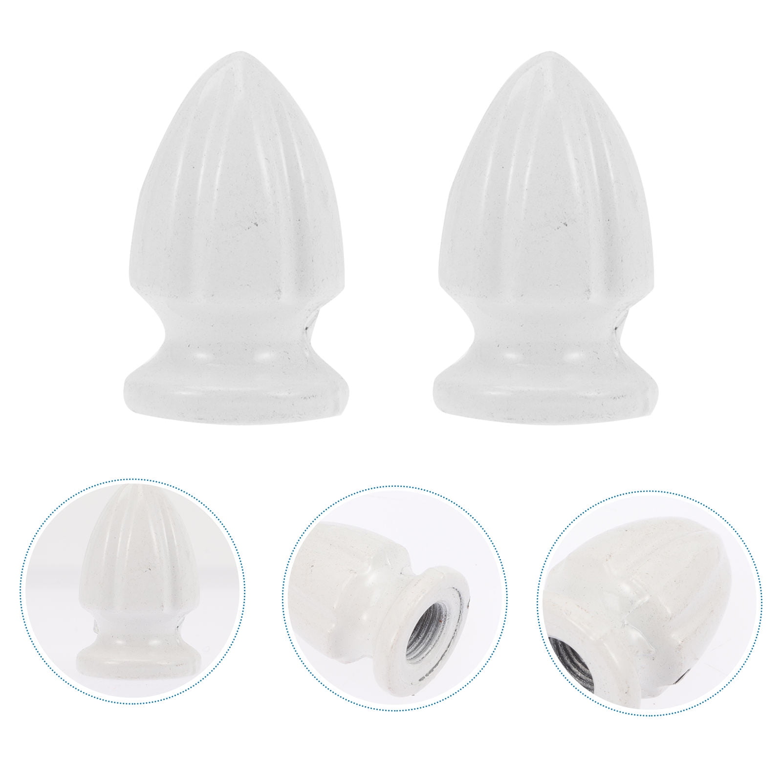 HOMEMAXS 4 Pcs Lamp Shade Cap Knobs Table Accessory Light Decoration ...