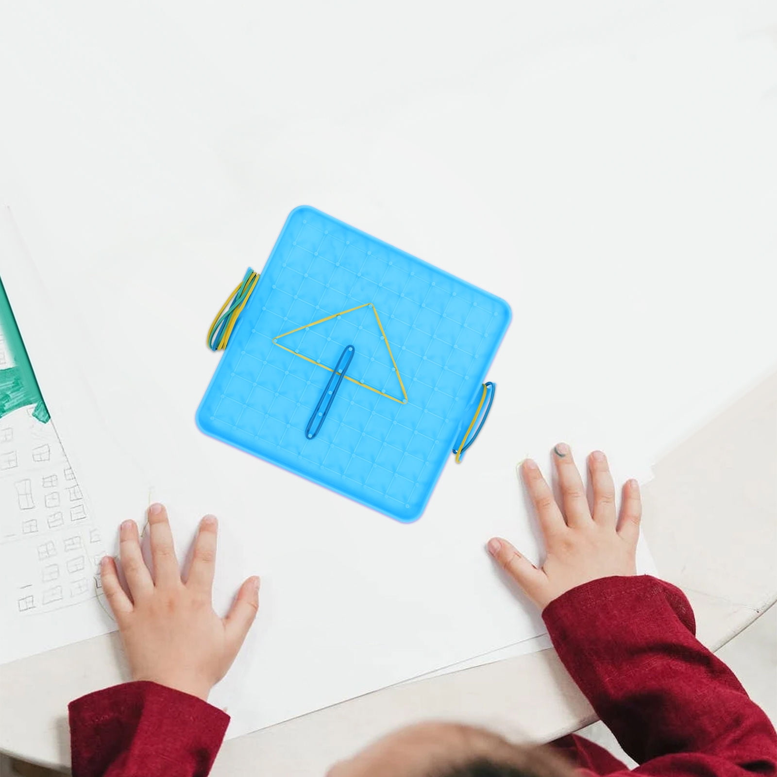 HOMEMAXS 4 Pcs Mathematics Teaching Aids Graphics Board Student ...