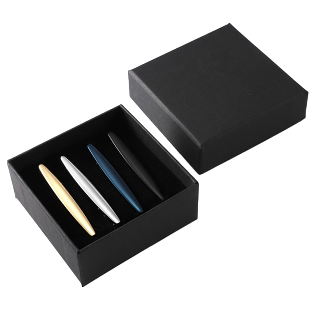 HOMEMAXS 4 Pcs Men Tie Bar Necktie Pinch Male Clip Bow Clips Bars for ...