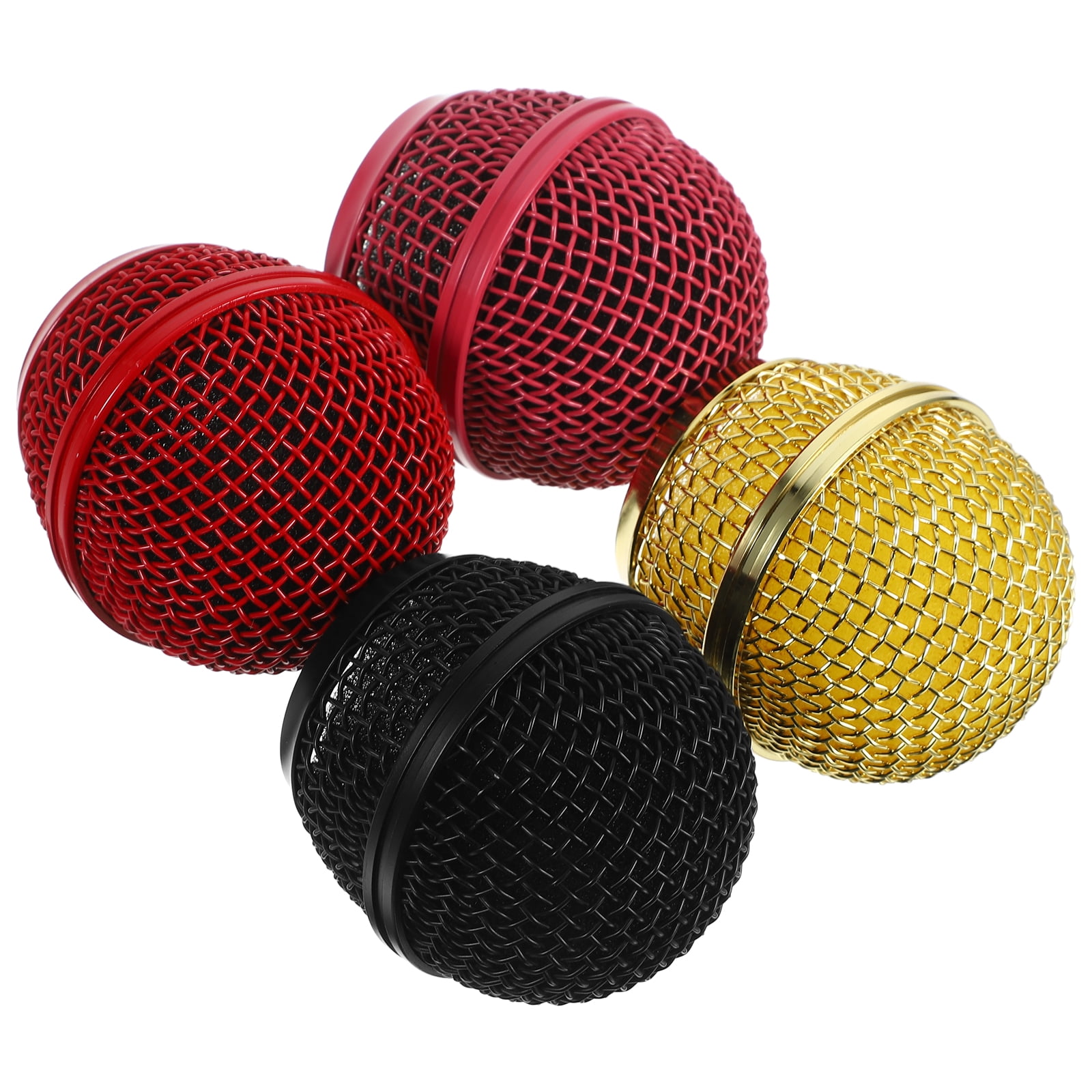 HOMEMAXS 4 Pcs Microphone Grille Ball Head Replacement Condenser Stand ...
