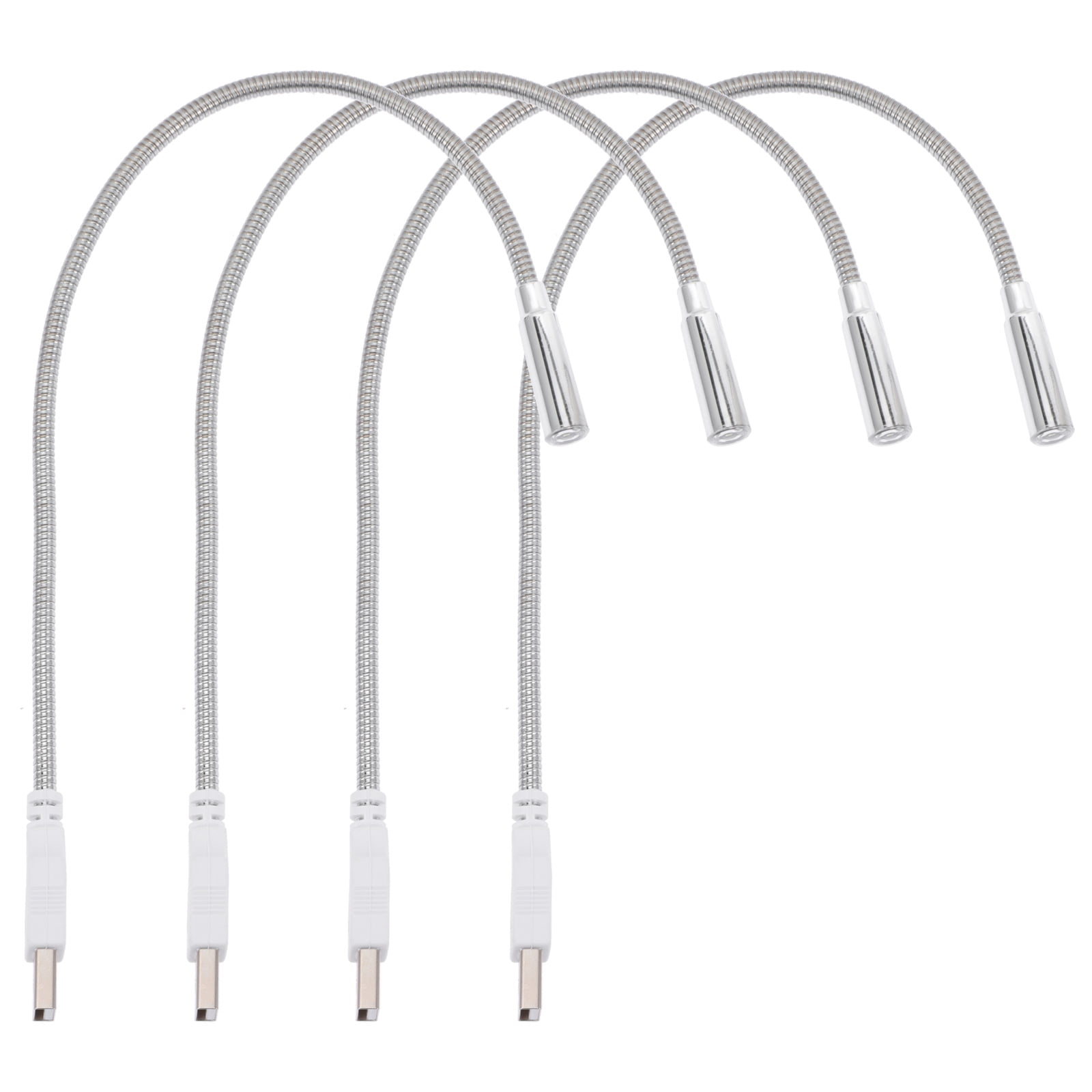 HOMEMAXS 4 Pcs Night Light Lamp Rechargeable Lamps USB Keyboard LED ...