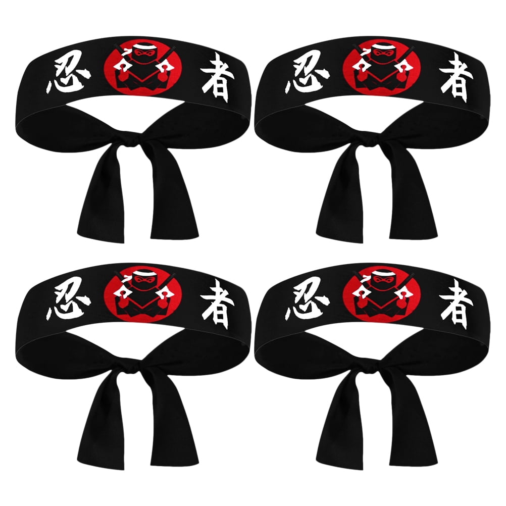 HOMEMAXS 4 Pcs Ninja Hood Headband Breathable Decoration Korean ...