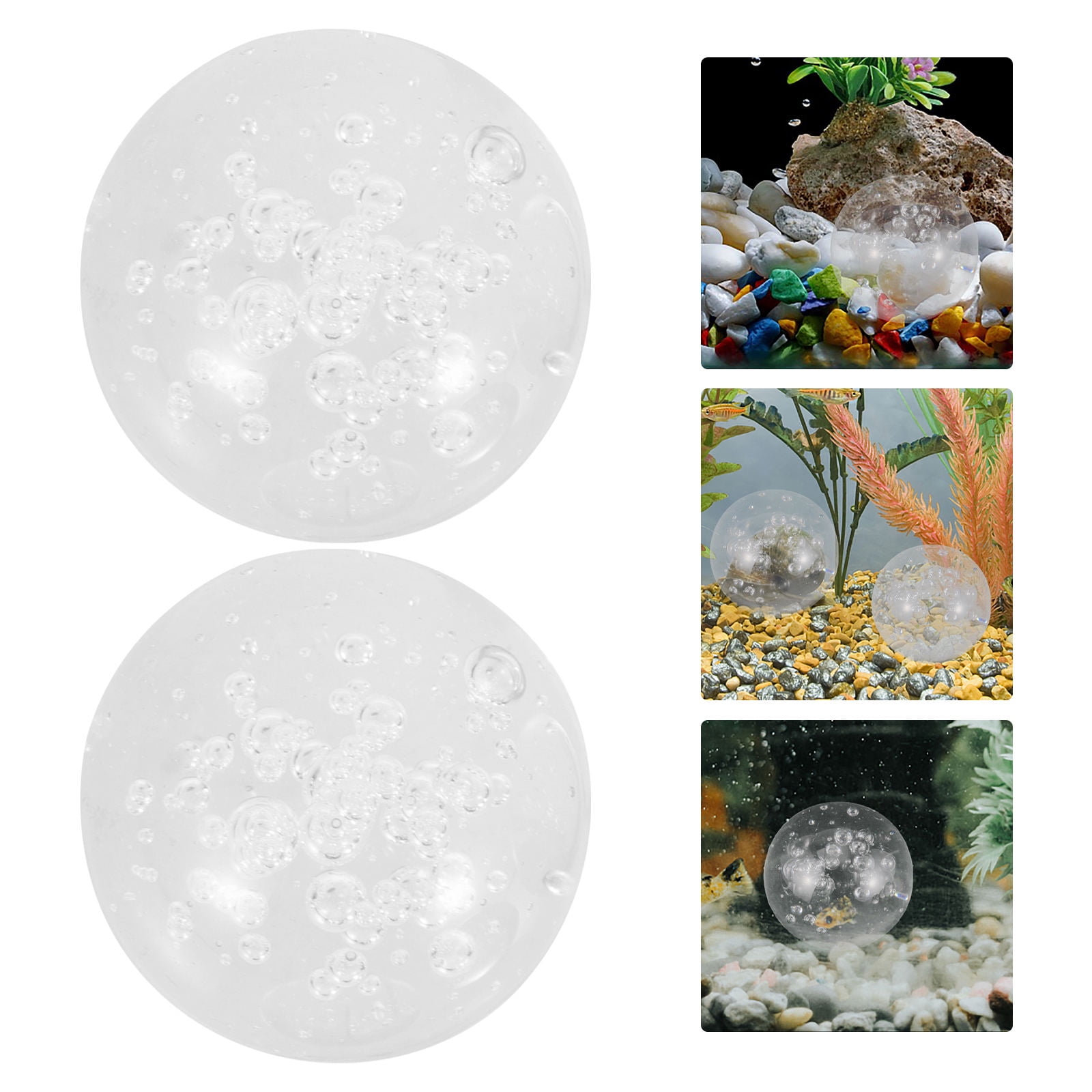 HOMEMAXS 4 Pcs Perspex Water Feature Fountain Bubble DIY Decor ...