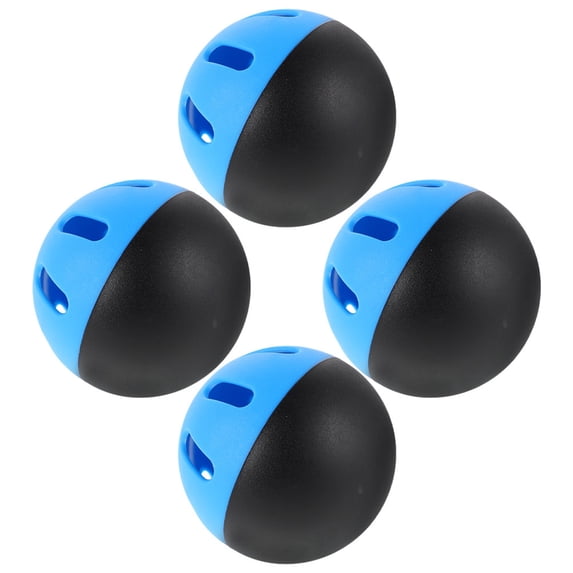 HOMEMAXS 4 Pcs Plastic Hollow Exercise Ball Baseball Hitting Practice ...
