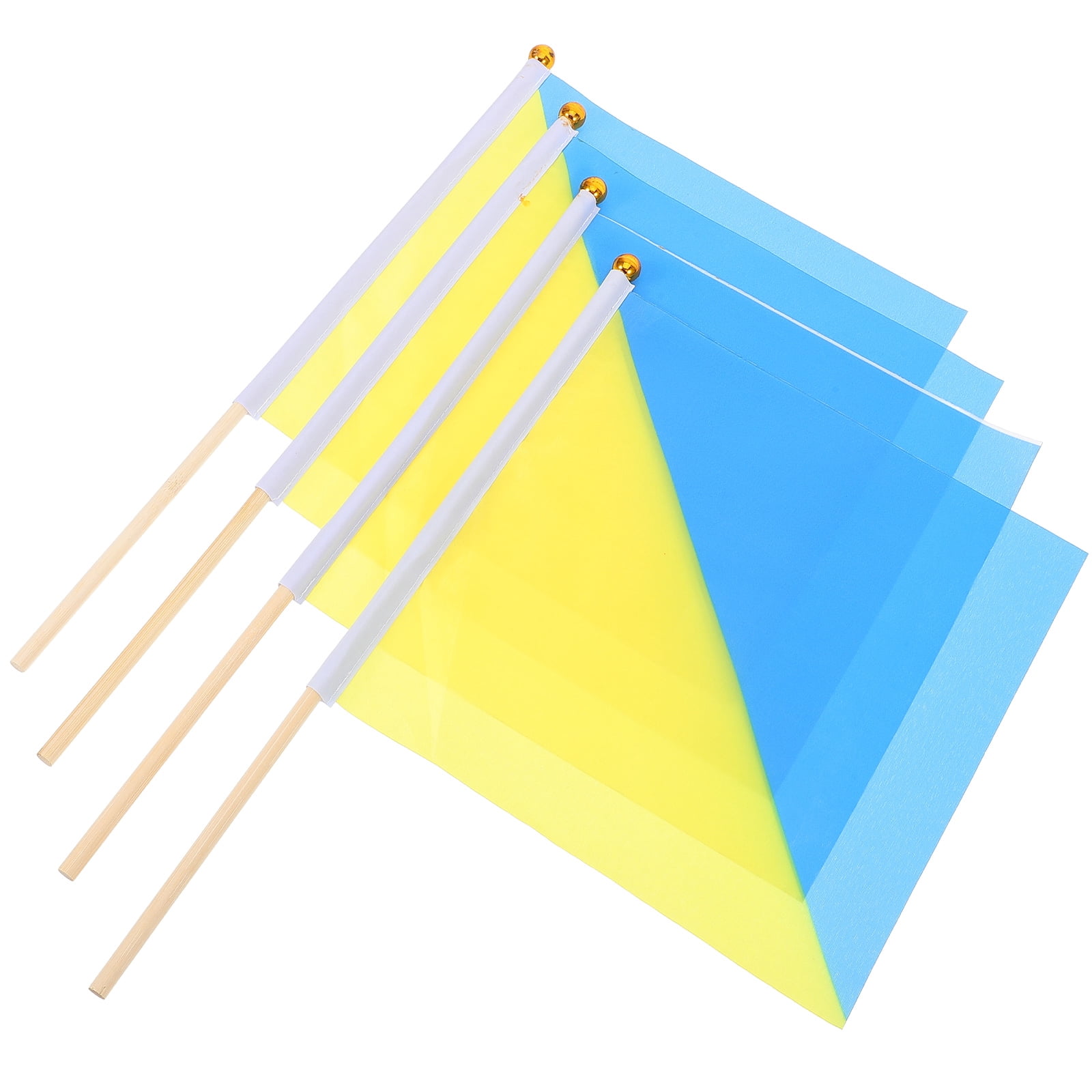 HOMEMAXS 4 Pcs Referee Flag Commanding Handheld Signal - Walmart.com