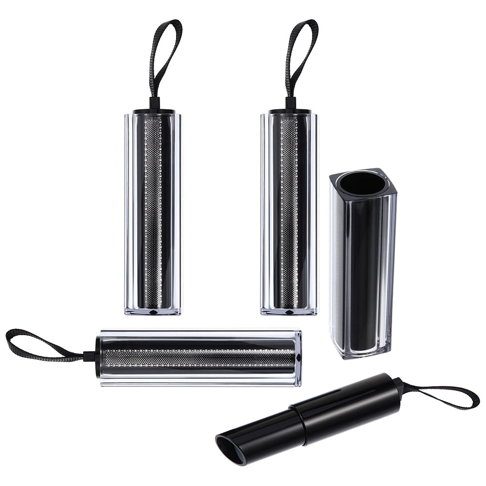HOMEMAXS 4 Pcs Refillable Lipstick Tubes Cream Bevel Leak-proof ...
