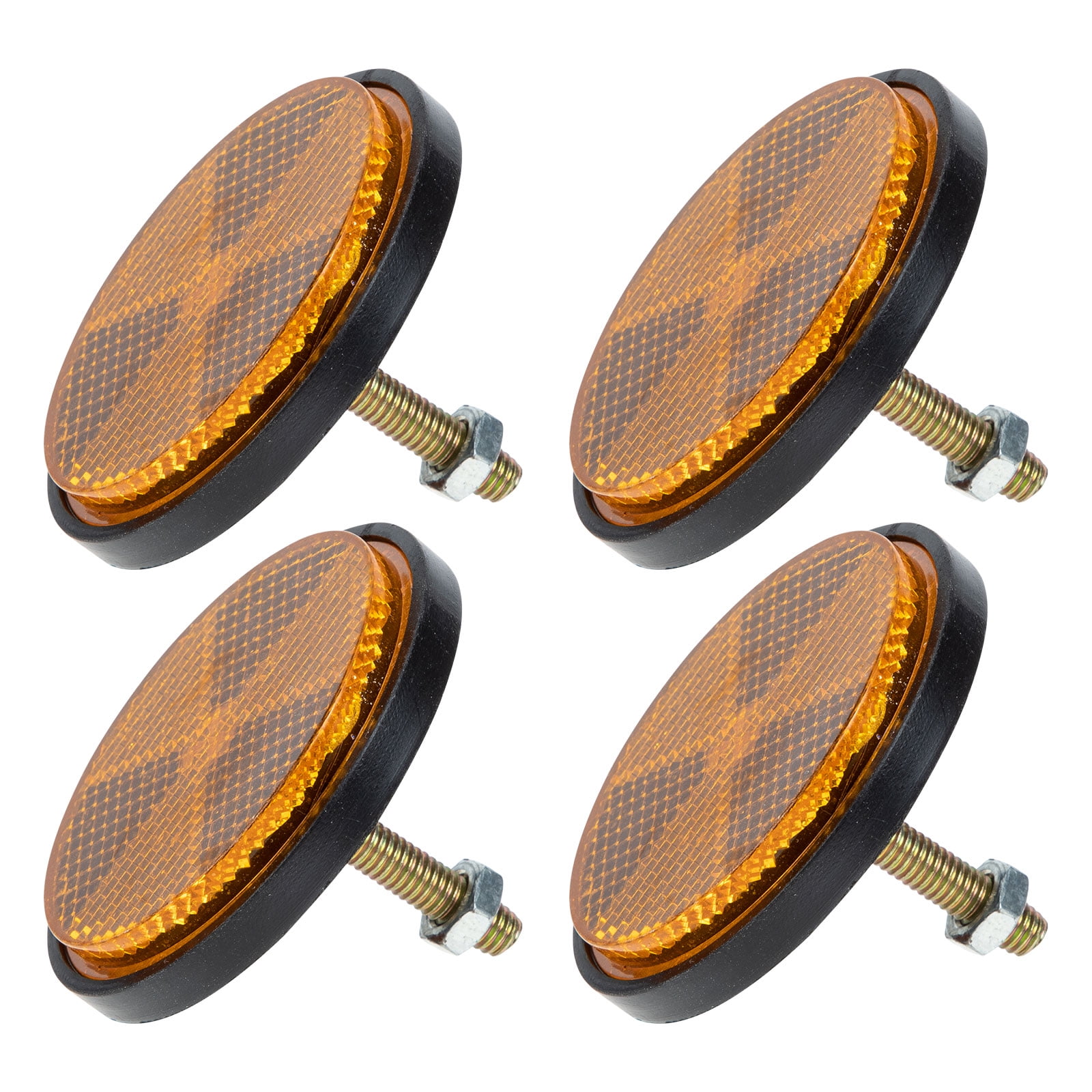 4 Pcs Reflective Light Sheet Bike Rear Reflector Bicycles Travel ...