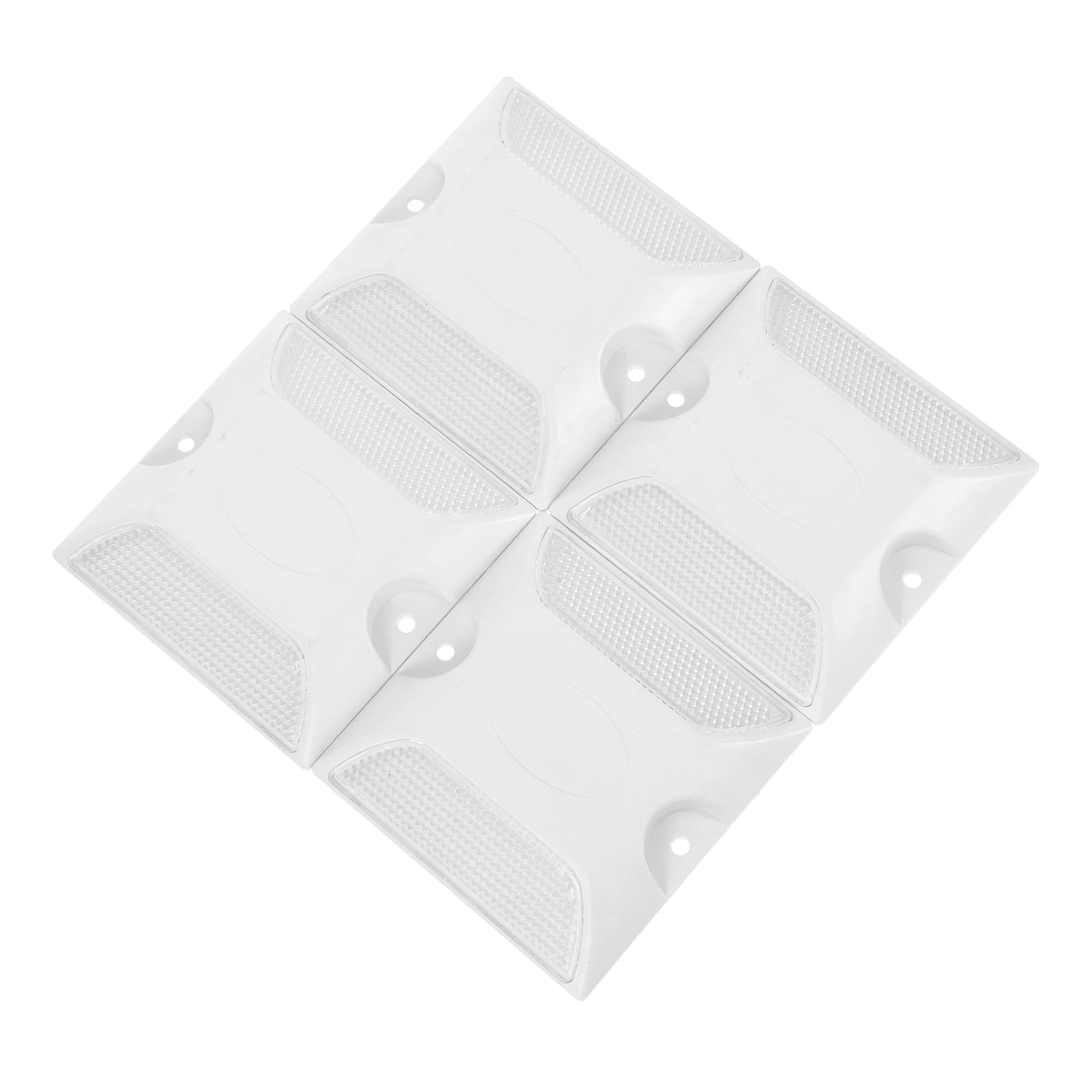 HOMEMAXS 4 Pcs Reflective Road Markers Raised Pavement Studs High ...