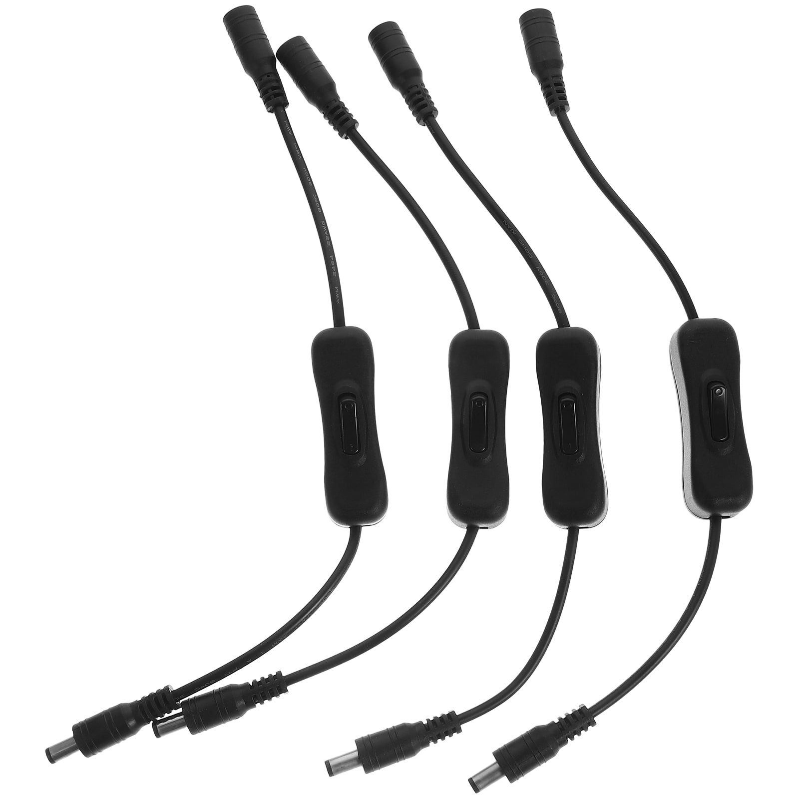 4 Pcs Replacement Switch Part Small LED Strip Light Inline Switching ...