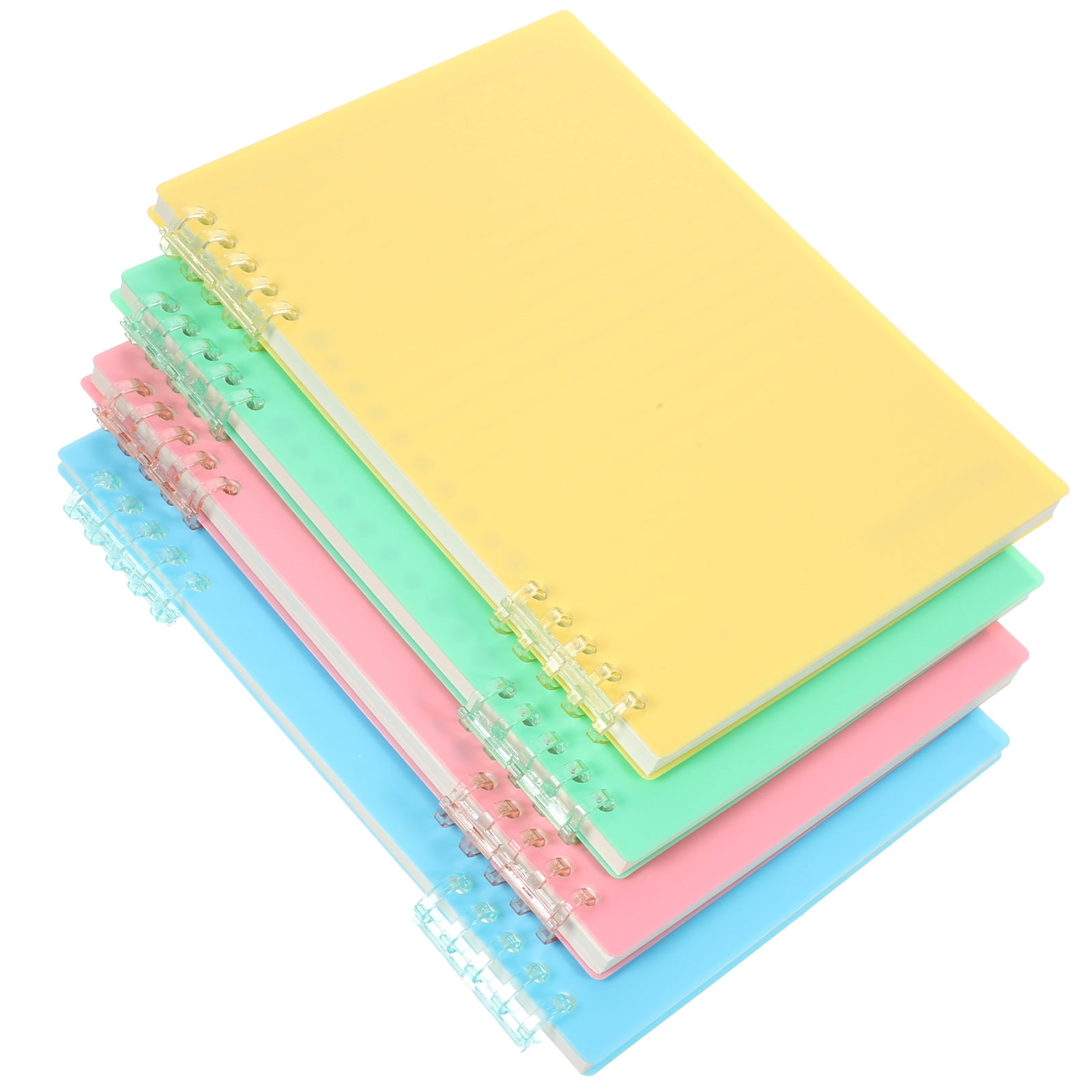 HOMEMAXS 4 Pcs Schedule Notepad Binder Notebook Dotted Digital Spiral ...