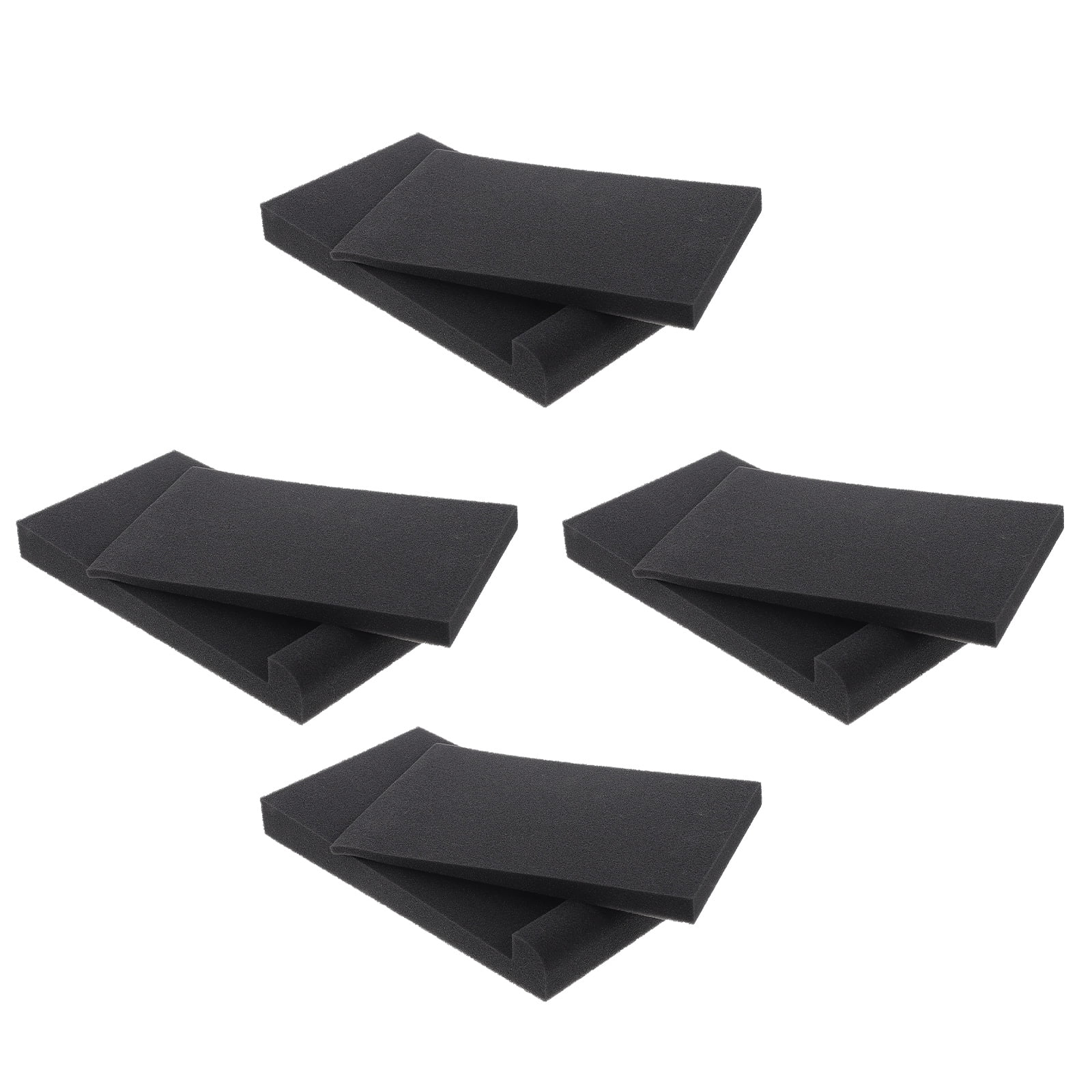 HOMEMAXS 4 Pcs Speaker Isolation Pad Acoustic Foam Pads Sound Platform ...