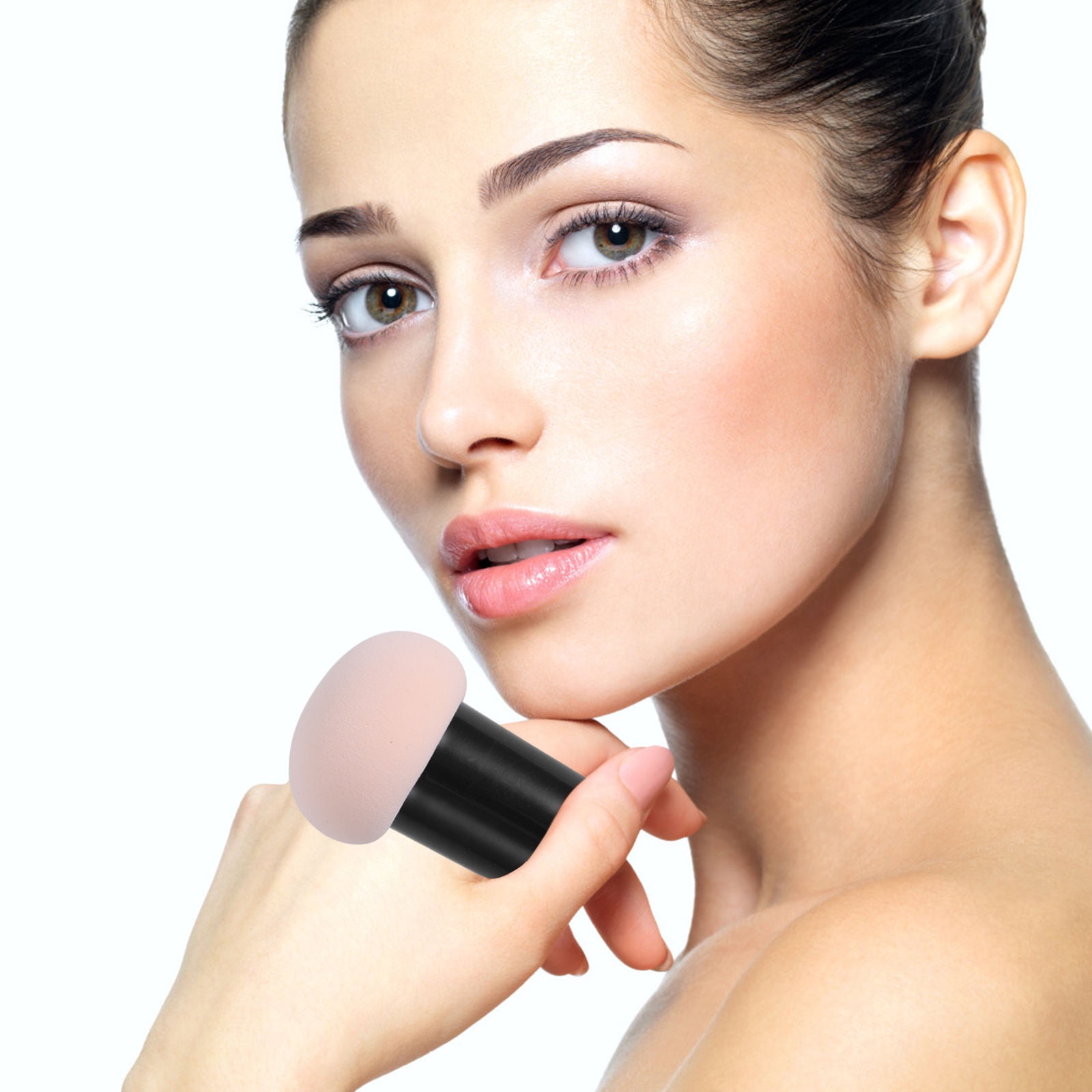 HOMEMAXS 4 Pcs Sponges Mushroom Head Shape Powder Blush Applicator ...