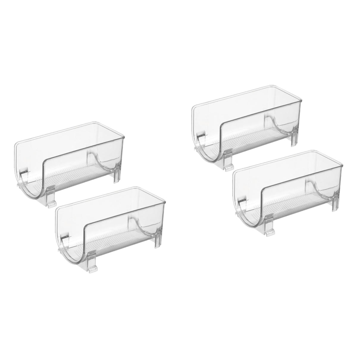 HOMEMAXS 4 Pcs Stackable Racks Drawer Style Wine Container Water Bottle ...
