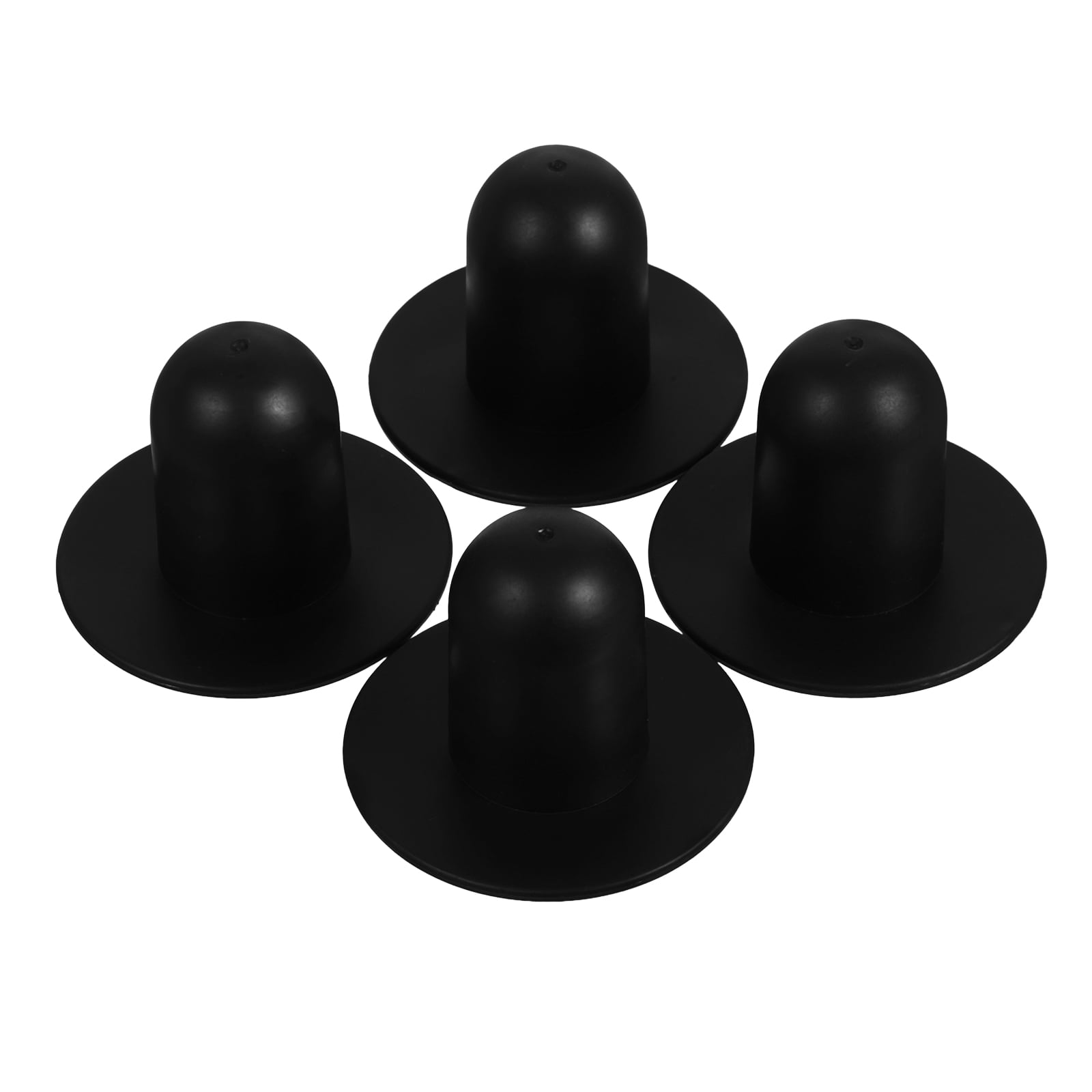 HOMEMAXS 4 Pcs Swimming Pool Replacement Plugs Accessory Pools Black ...