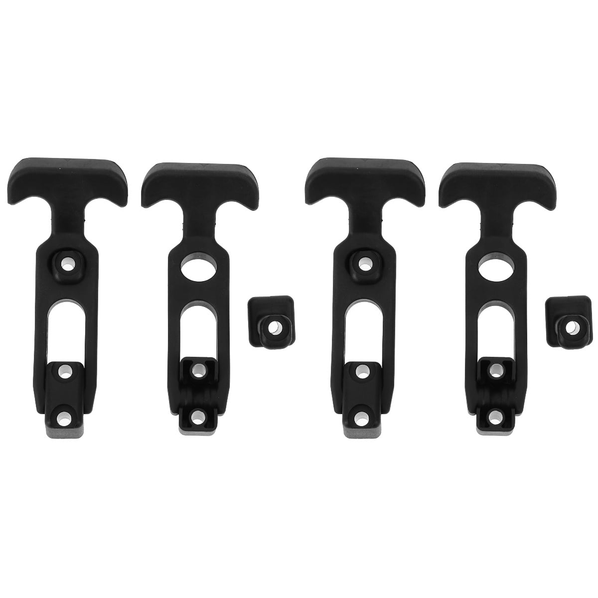 HOMEMAXS 4 Pcs T-handle Hasp Latches Rubber Elastic Car Hood Catches T ...