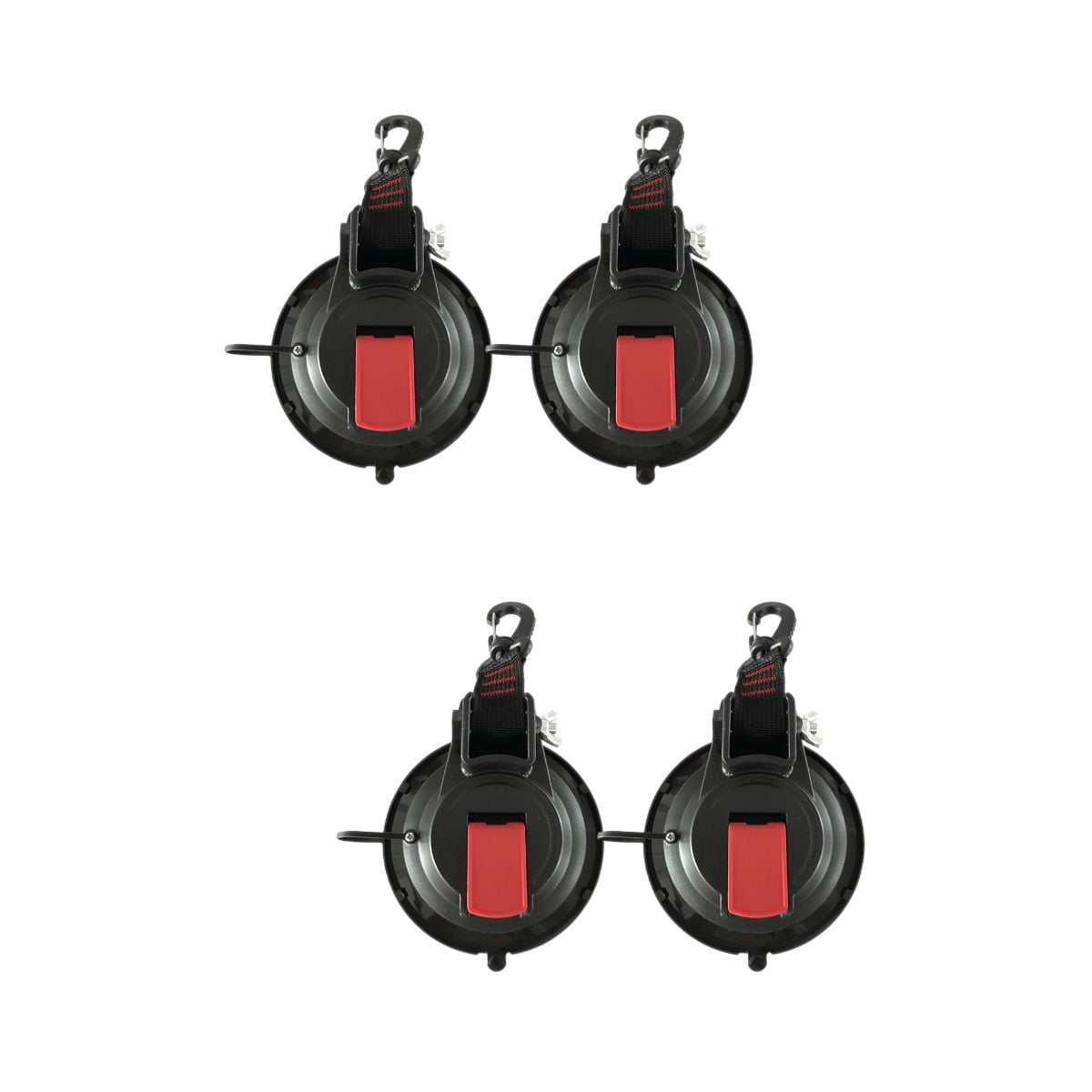 HOMEMAXS 4 Pcs Heavy Duty Hooks Outdoor Sucker Hooks Multi-function ...