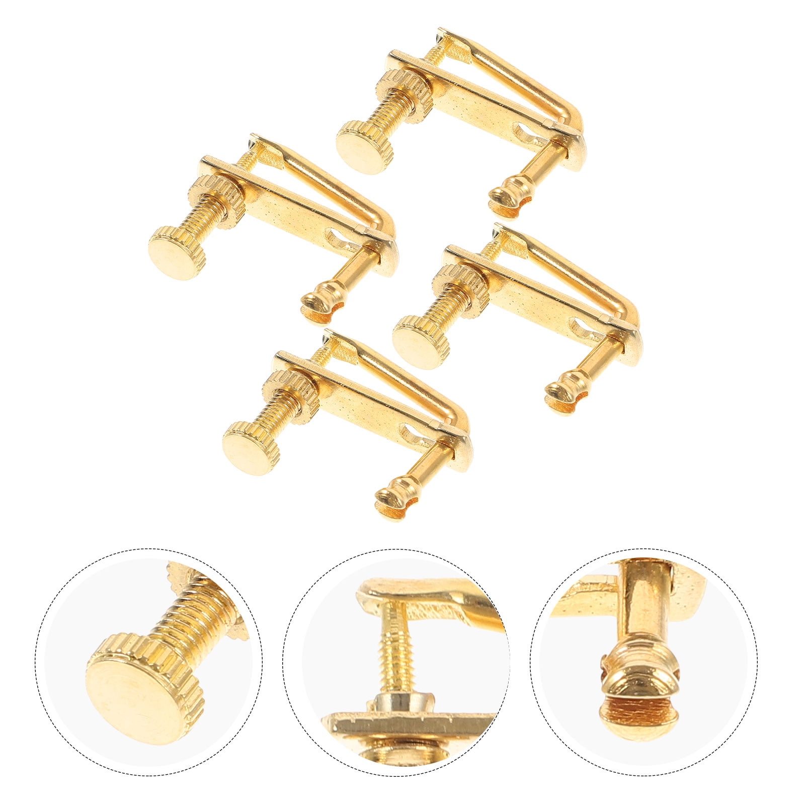 HOMEMAXS 4 Pcs Violin Tuner Violinist Essential String Adjuster ...