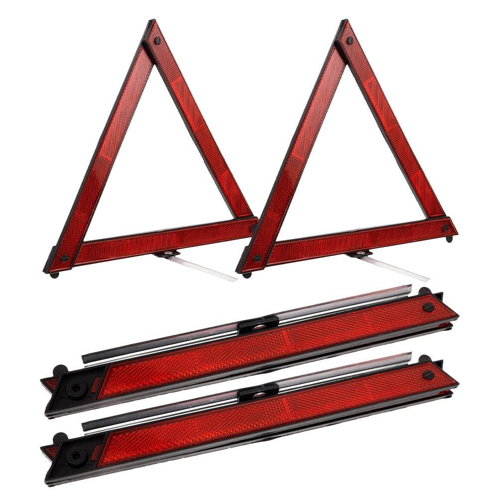 HOMEMAXS 4 Pcs Warning Triangles to Indicate Vehicle Breakdowns ...