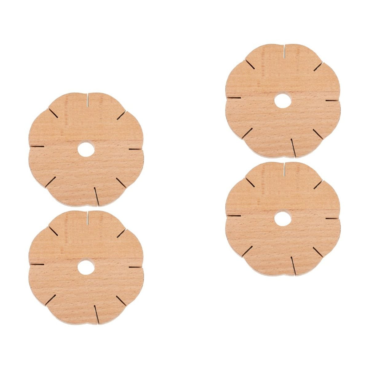 HOMEMAXS 4 Pcs Wood Bracelet Weave Tool Bracelet Knitting Disc Knitting ...