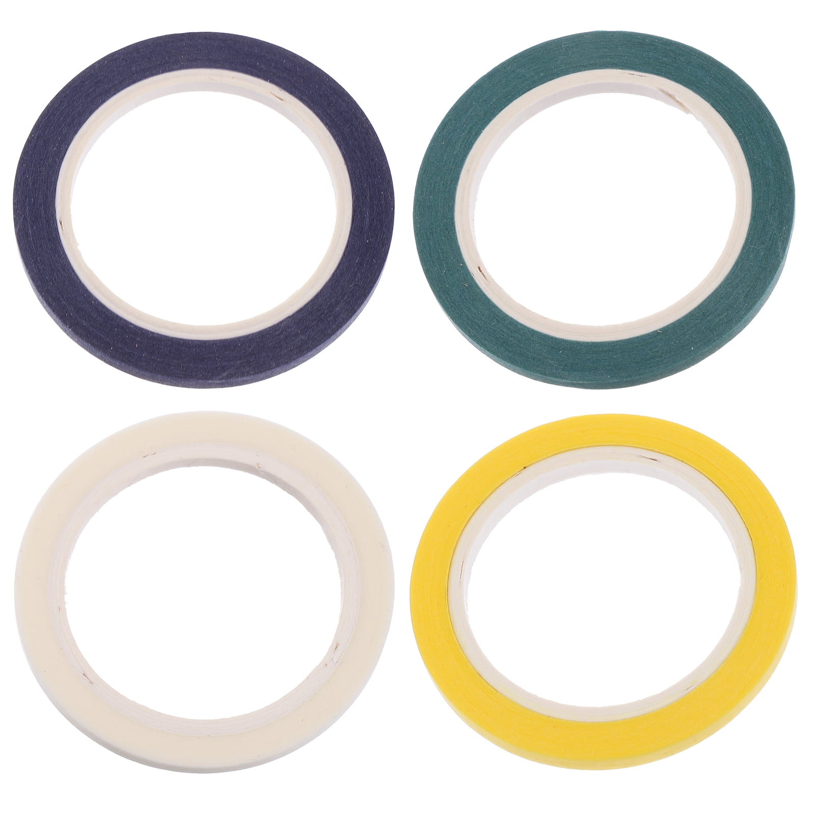 HOMEMAXS 4 Rolls Craft Tape DIY Tapes Scrapbook Colorful Masking ...