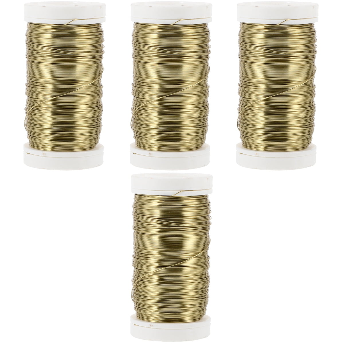 HOMEMAXS 4 Rolls of Garden Floral Flexible Wire Plant Branch Tie ...