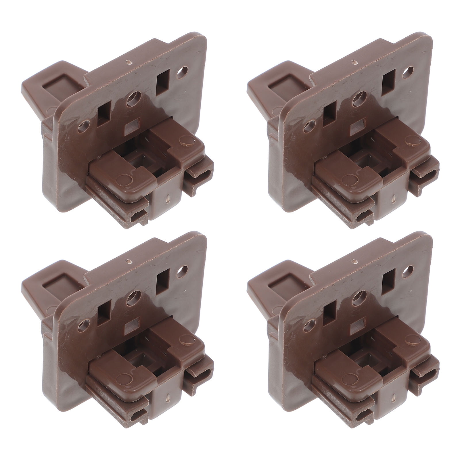 HOMEMAXS 4 Set Drawer Guide Rail Bracket Plastic Drawer Slides ...