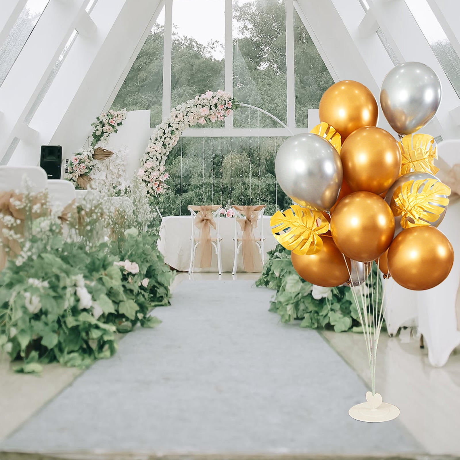 4 Sets Balloon Stand Balloon Holder Column Kit Balloon Cup Stand ...