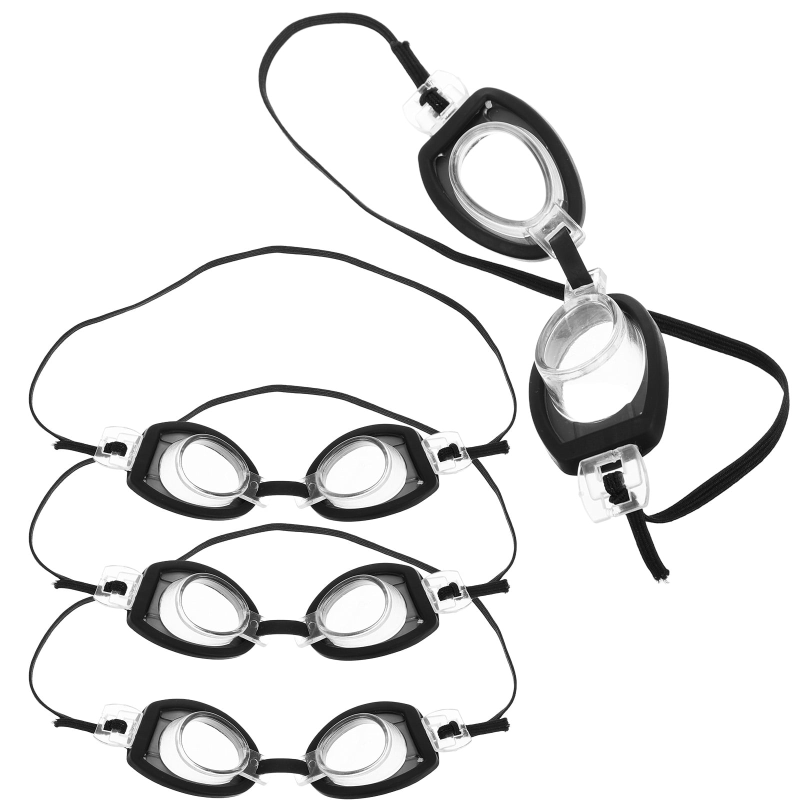 HOMEMAXS 4 Sets Dolls Swimming Glasses Miniature Swimming Goggles With ...