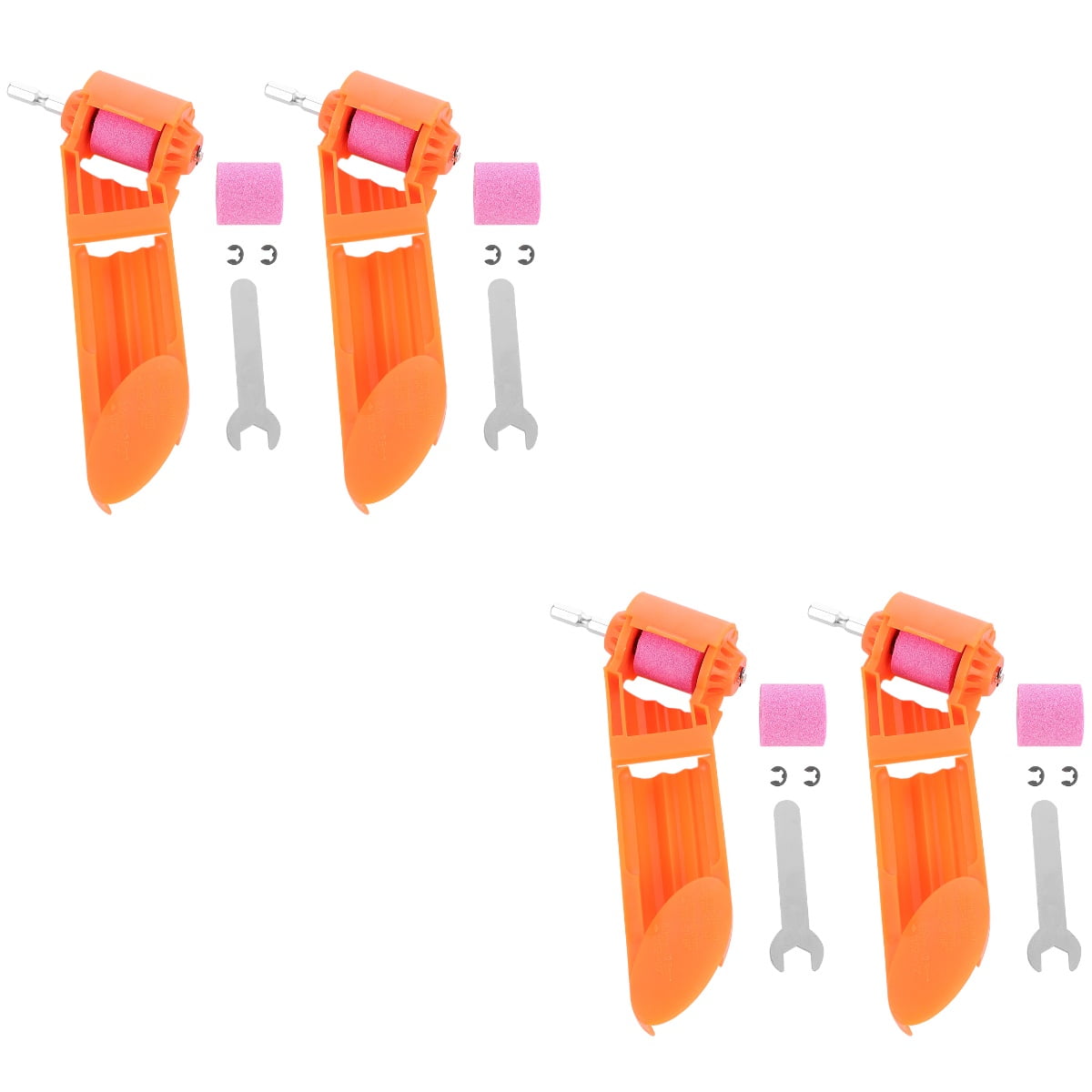 4 Sets Drill Bit Sharpener Portable Iron Drill Bit Sharpening Tool for ...