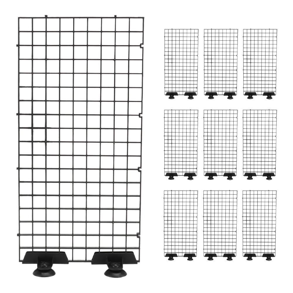 4 Sets Fish Tank Divider Plastic Egg Crate Aquarium Filter Bottom Tray ...
